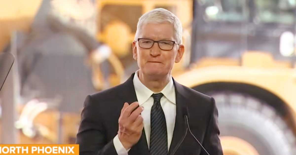 Tim Cook présente l'usine TSMC Arizona : « Ces puces peuvent être ...