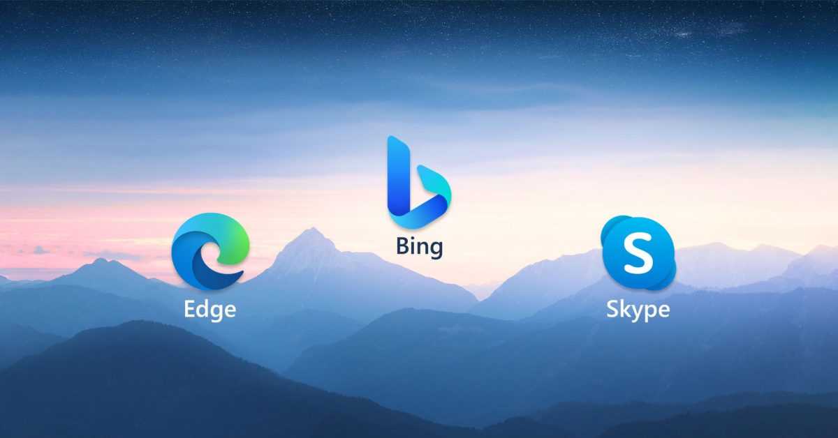 Microsoft lance les applications iOS Bing, Edge et Skype mises à jour ...