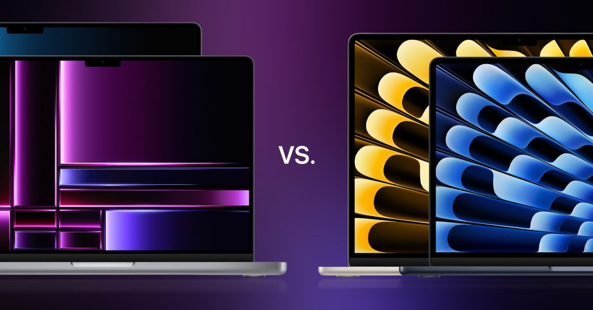 MacBook Pro vs Air : voici comment les derniers ordinateurs portables ...