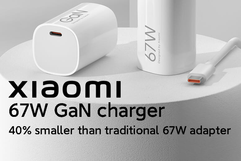 Xiaomi 67W Chargeur GaN lancé avec un design très compact à 23