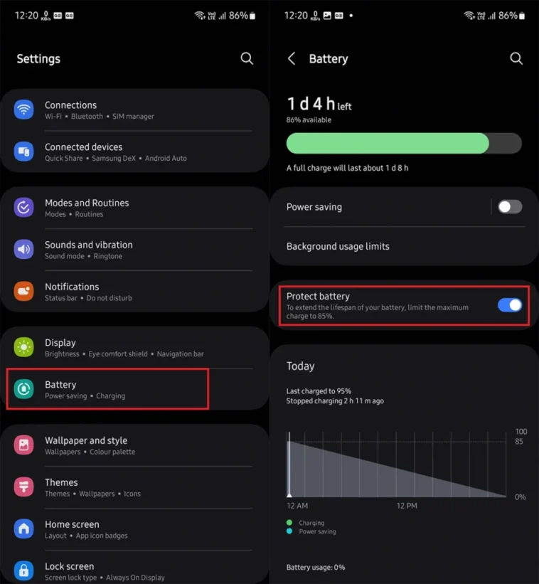 Meilleures façons de limiter la charge des téléphones Samsung Galaxy