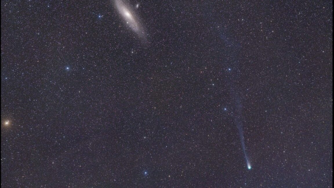 La magnifique comète 12P/Pons-Brooks brille dans le ciel de mars : à ...